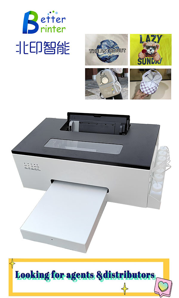 L805 Head A4 UV Dtf Printer BetterPrinter T-Shirt Printing Film Jet Machine